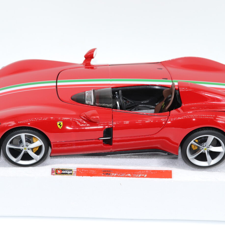 BURAGO Signature series 1.18 Ferrari Monza SP1 Red colour with Italian ...