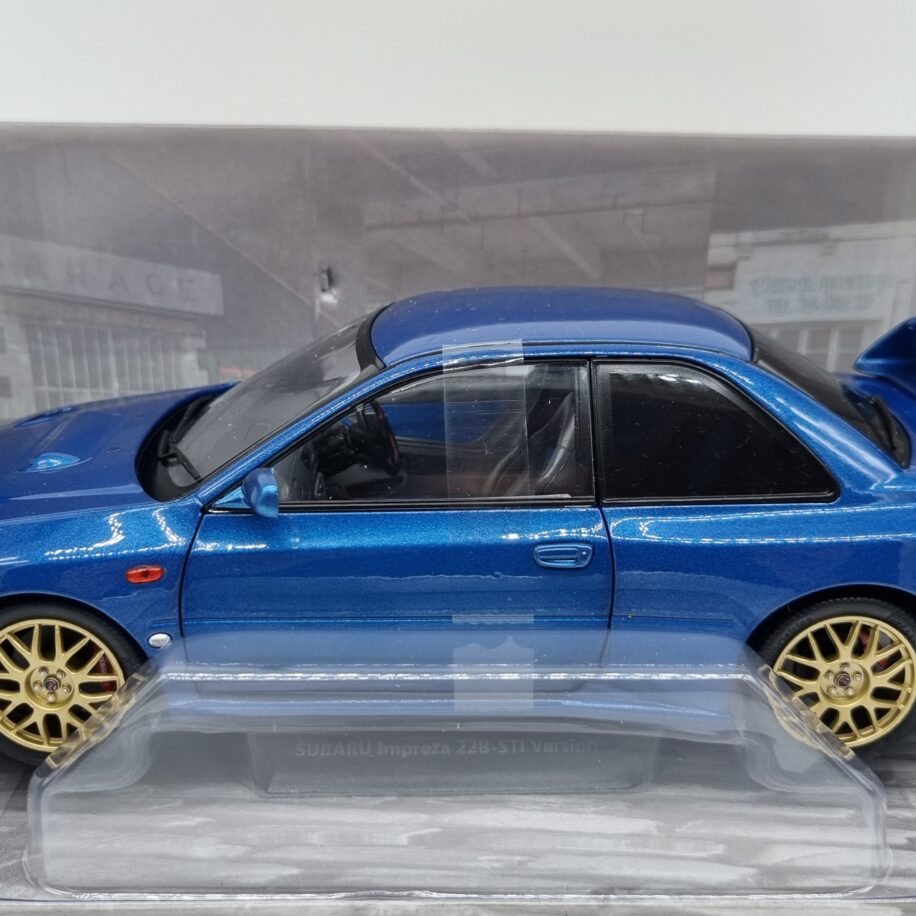 SOLIDO 1.18 Subaru Impreza WRX STI 22B 1998 Sonic blue colour ...