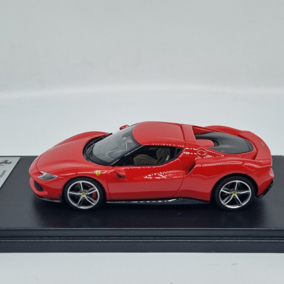 LOOKSMART MODELS 1.43 Ferrari 296 GTB Rosso Scuderia red colour ...