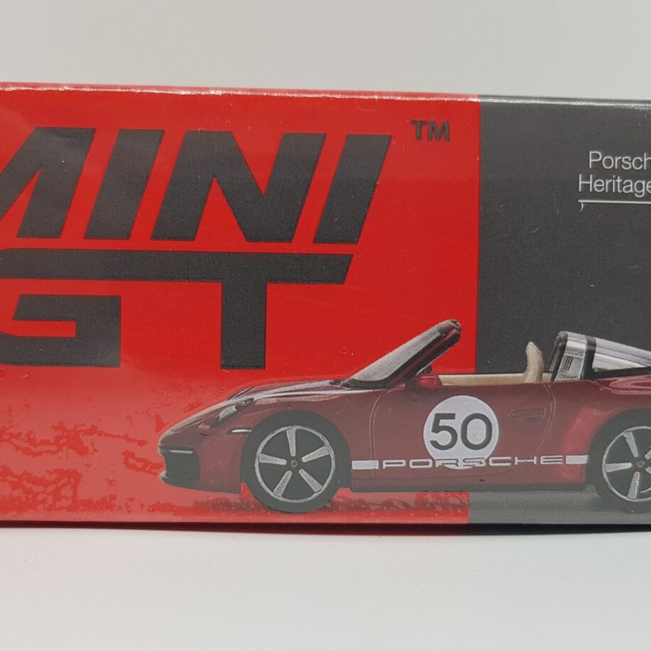 MINI GT 1.64 Porsche 911 Targa 4S Heritage design edition cherry red ...